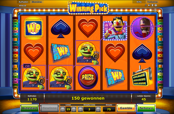 The Winning Pick Slot von Novoline